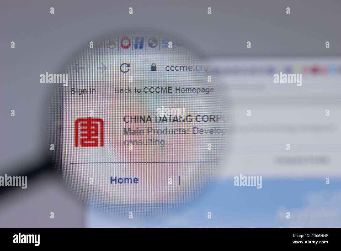 Los Angeles, California, USA - 1 June 2021: China Datang Corporation ...