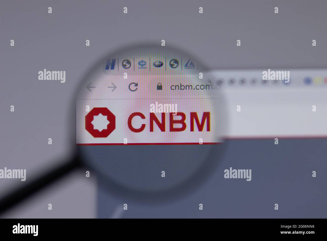 Los Angeles, California, USA - 1 June 2021: China National Building ...