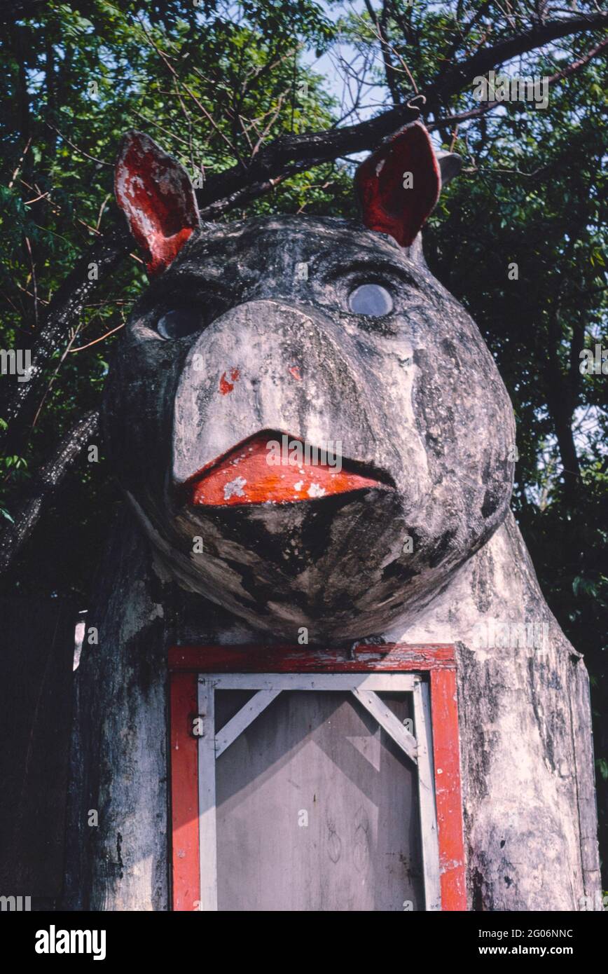 1980s America - Pig Stand, San Antonio, Texas 1982 Stock Photo - Alamy