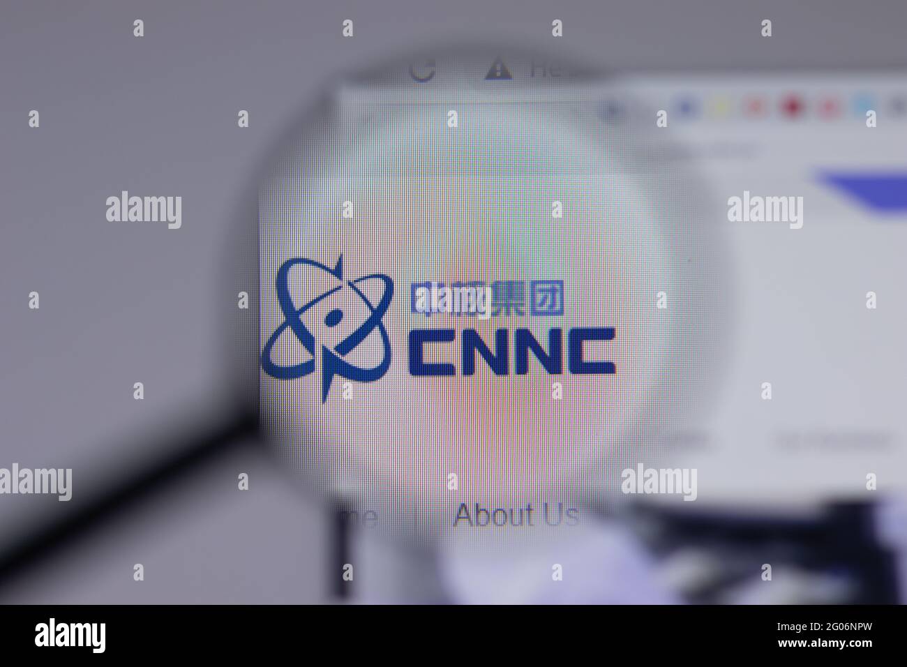 Los Angeles, California, USA - 1 June 2021: China National Nuclear ...