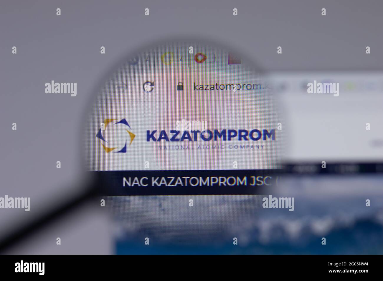 Kazatomprom logo hi-res stock photography and images - Alamy