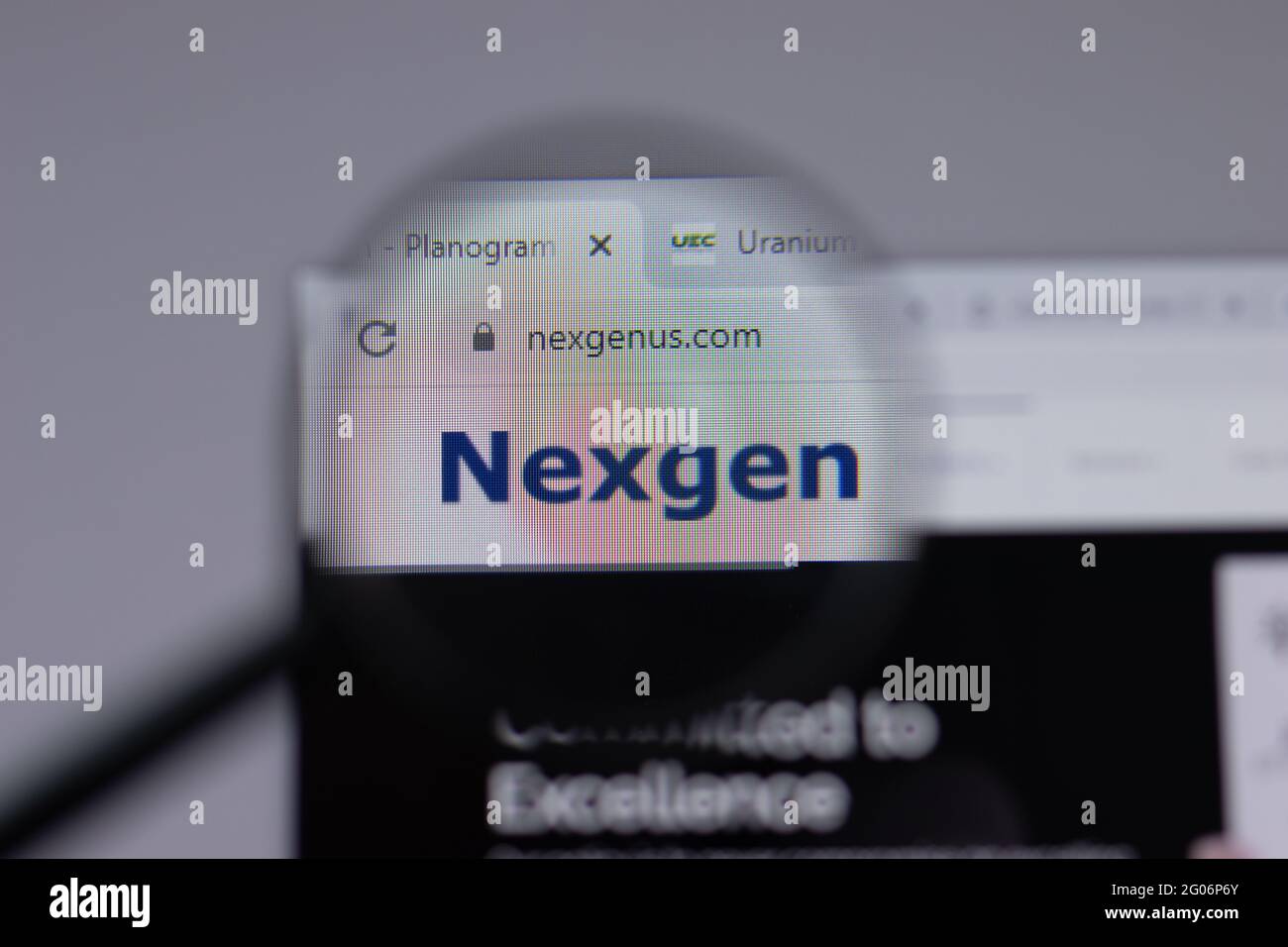 Los Angeles, California, USA - 1 June 2021: NexGen logo or icon on ...