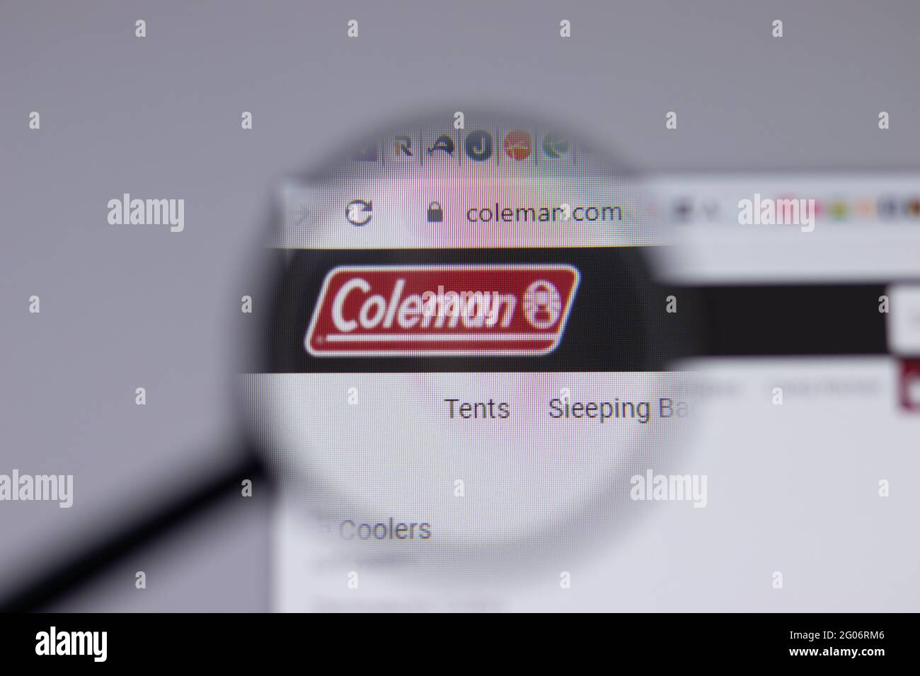 Los Angeles, California, USA - 1 June 2021: Coleman logo or icon on ...