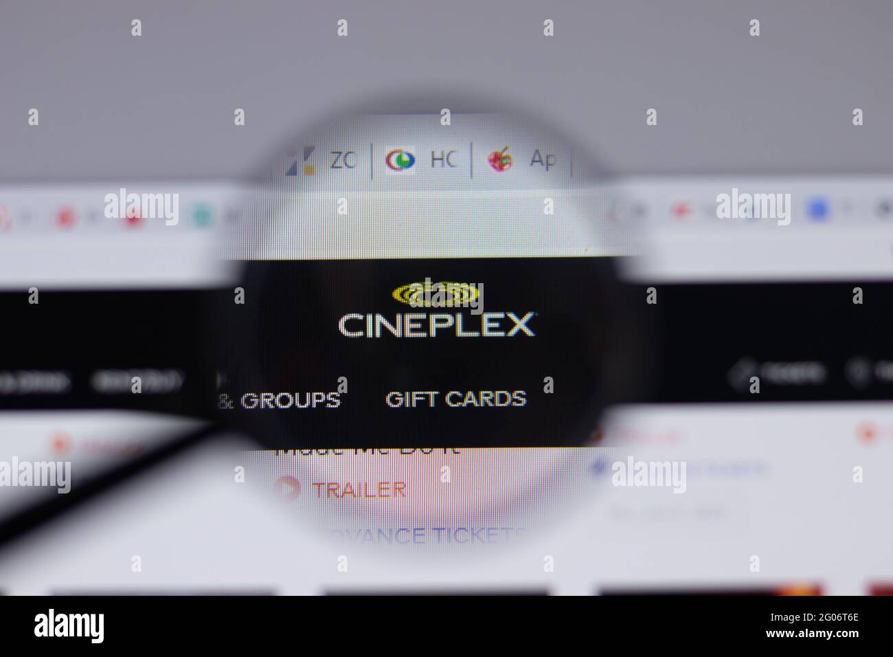 Cineplex sign hi-res stock photography and images - Alamy