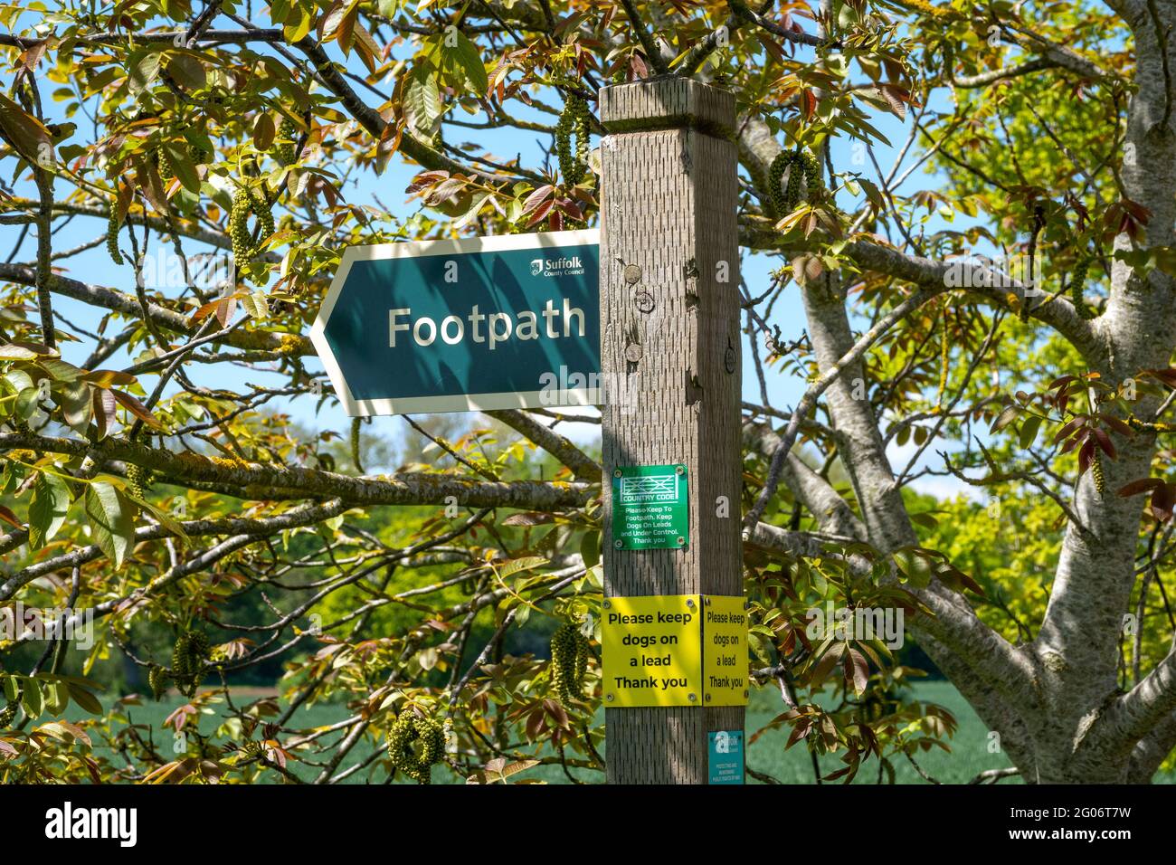 Hidden footpath marker hi-res stock photography and images - Alamy