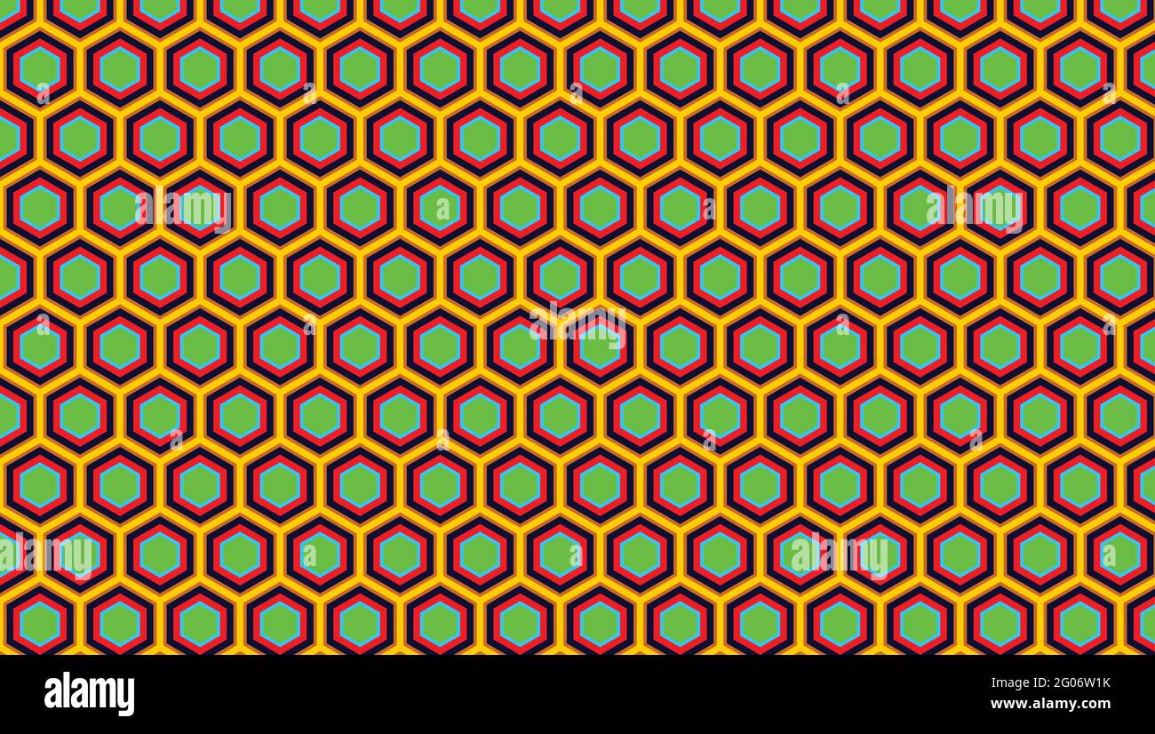 Abstract background of colored hexagons Stock Vector Image & Art - Alamy