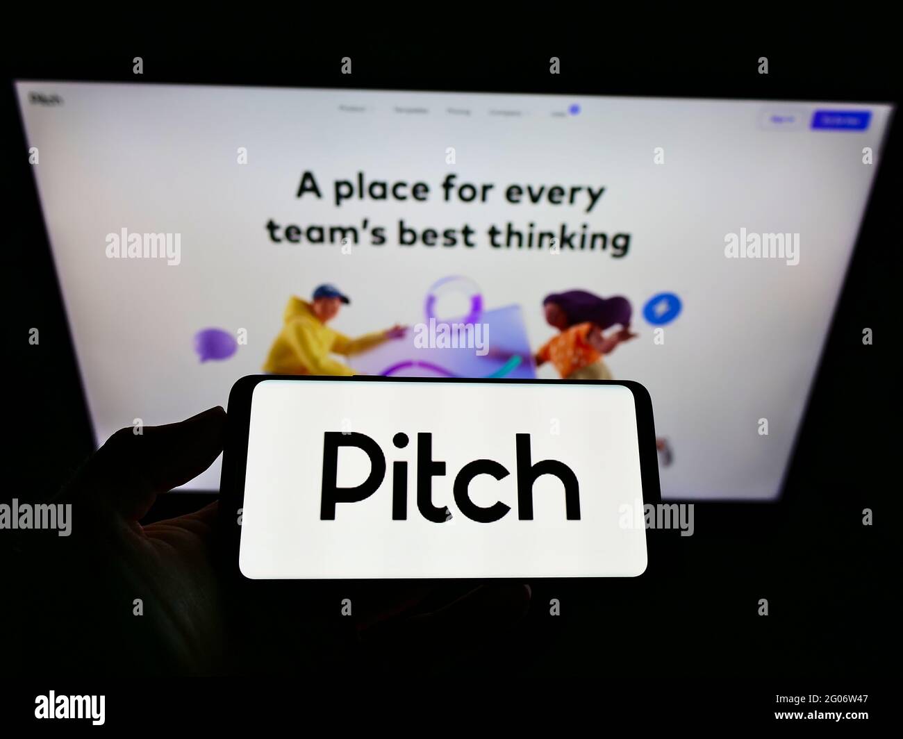 Pitch logo hi-res stock photography and images - Alamy