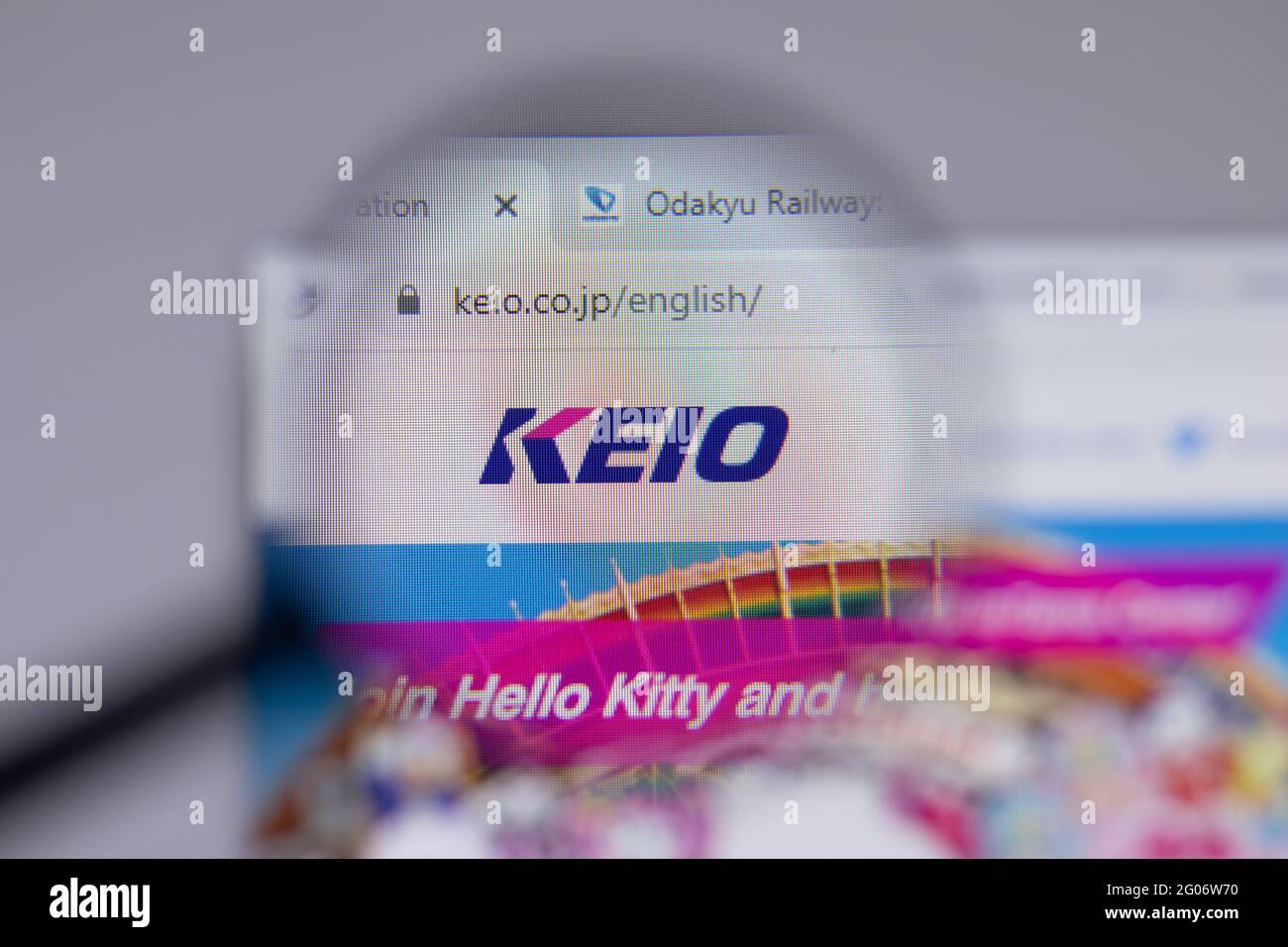 Los Angeles, California, USA - 1 June 2021: Keio Corporation logo or ...