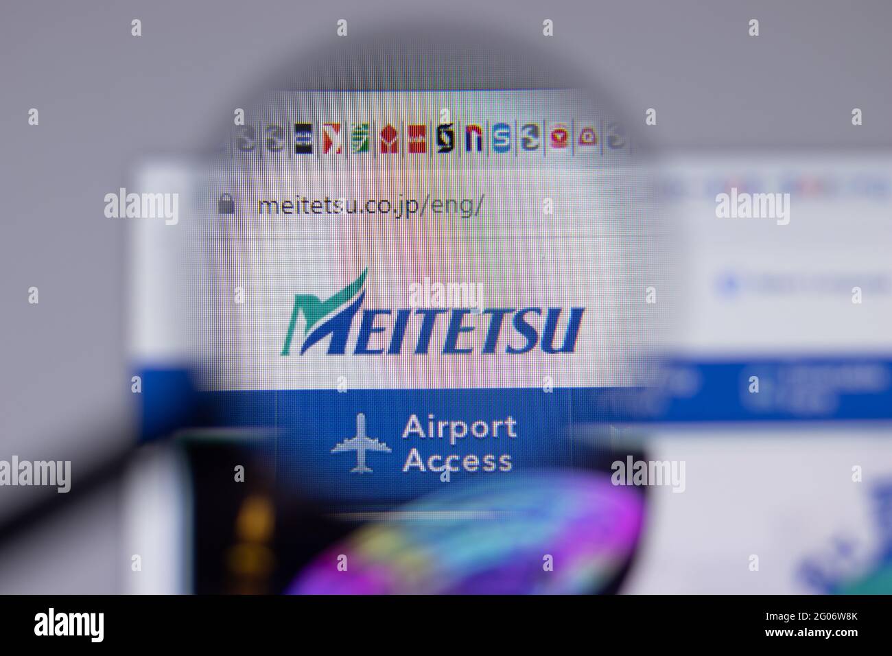 Los Angeles, California, USA - 1 June 2021: Meitetsu logo or icon on ...