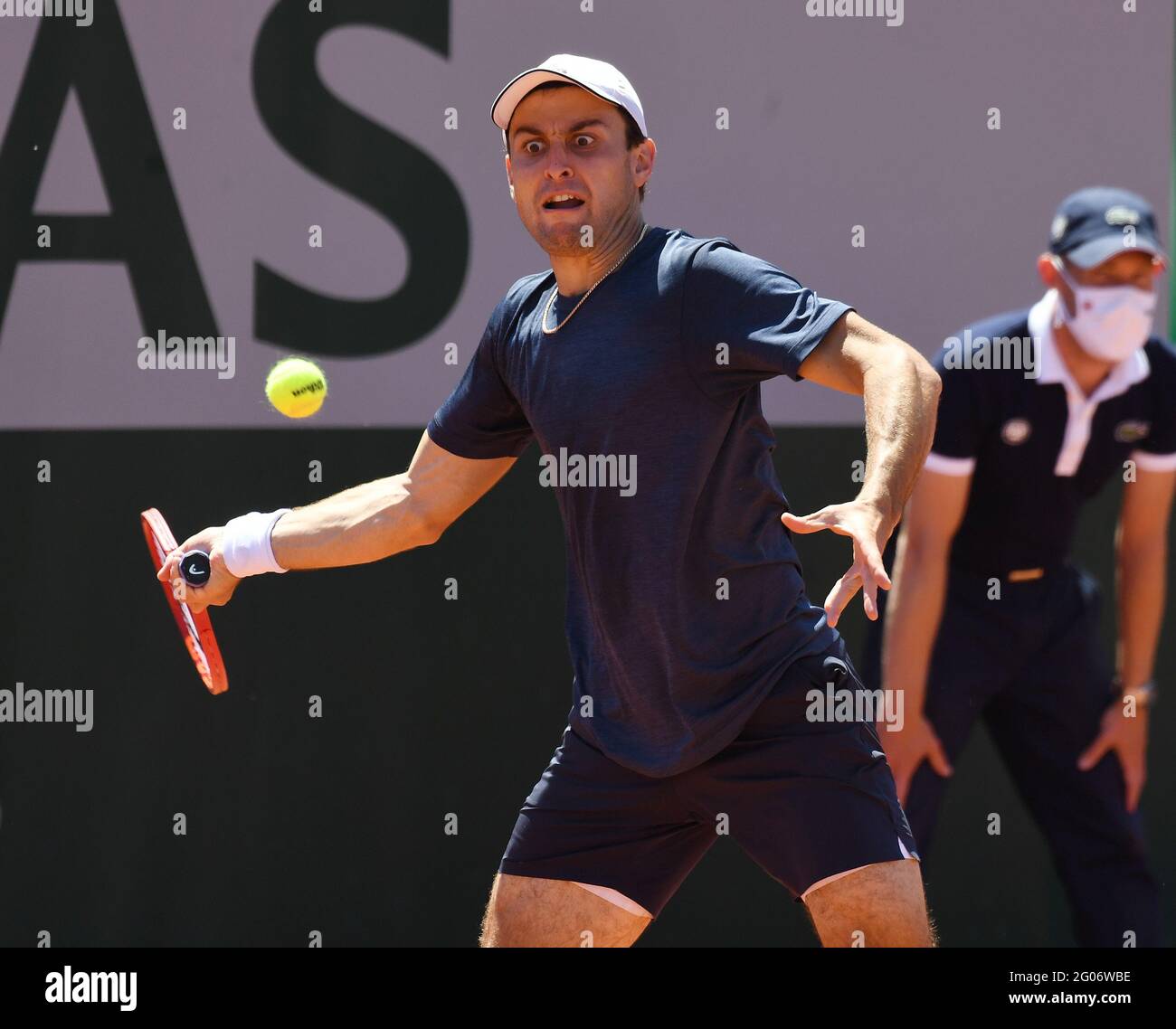 Paris, Fra. 01st June, 2021. Paris, Roland Garros, French Open Day 3 01 ...