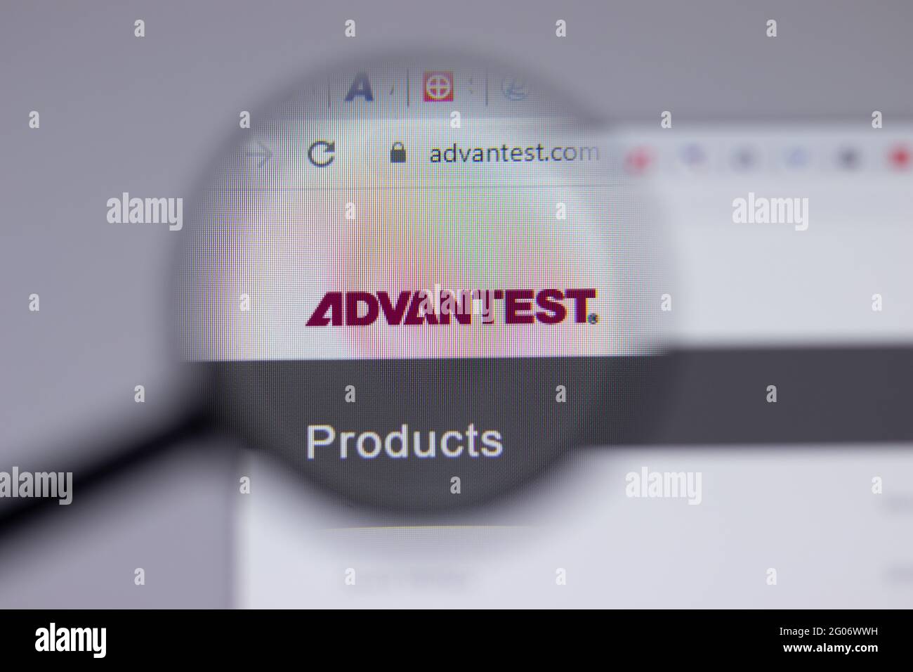 Advantest logo hi-res stock photography and images - Alamy