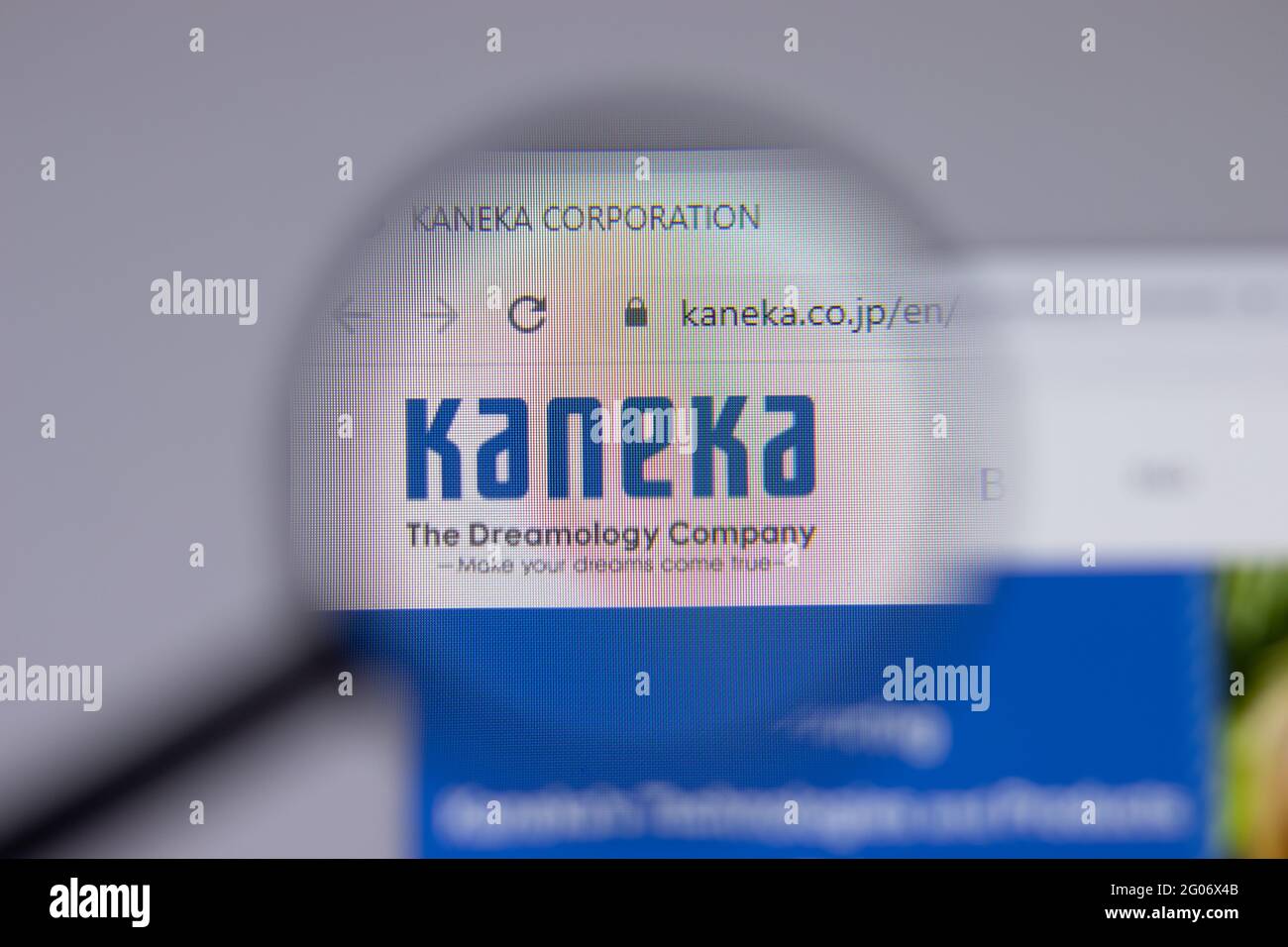 Los Angeles, California, USA - 1 June 2021: Kaneka logo or icon on ...