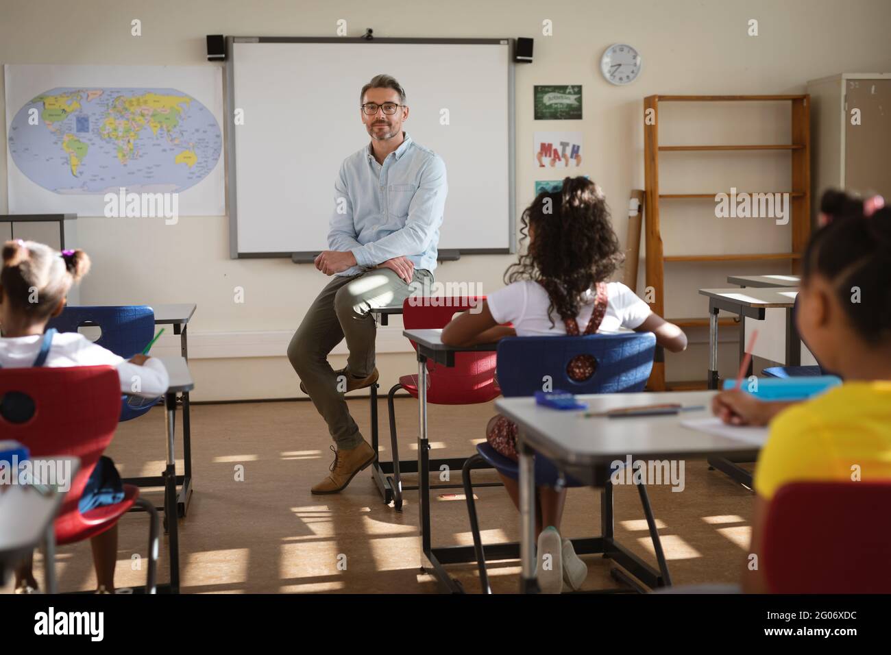 Male school teacher portrait hi-res stock photography and images - Alamy