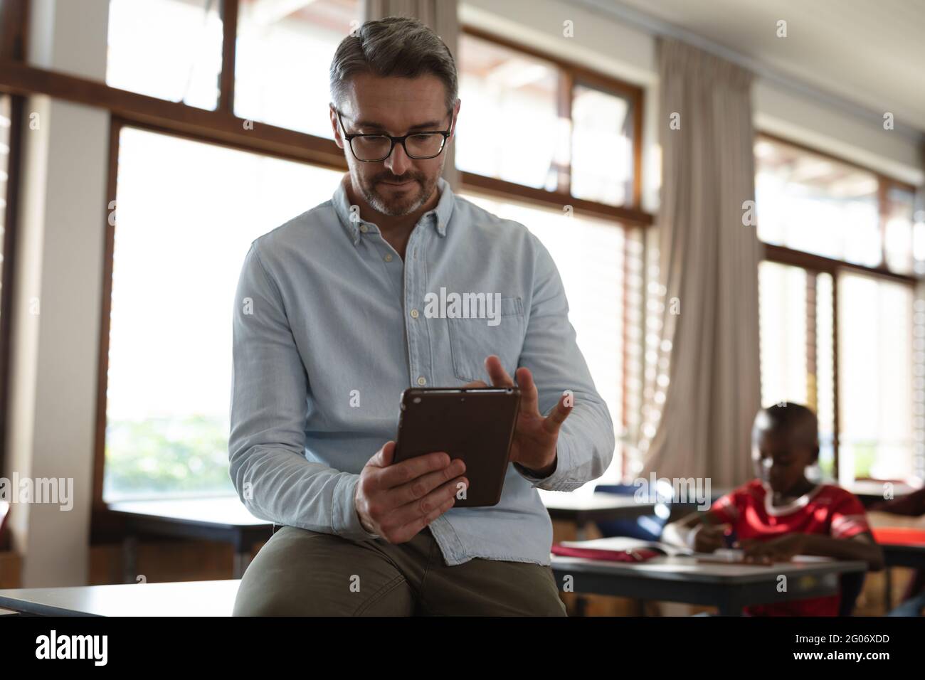 Digital blackboard classroom hi-res stock photography and images - Alamy