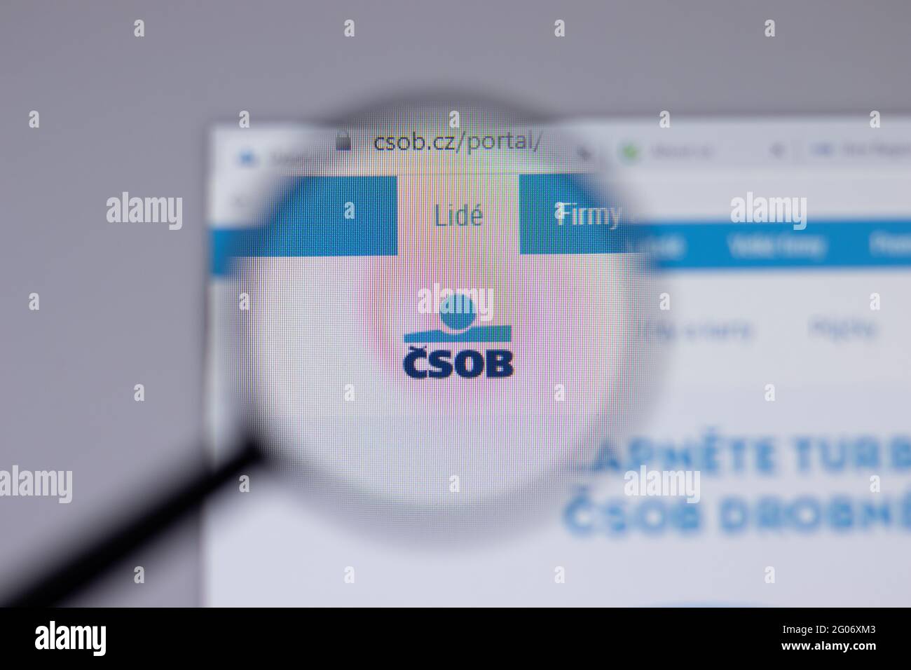 Los Angeles, California, USA - 1 June 2021: CSOB logo or icon on ...