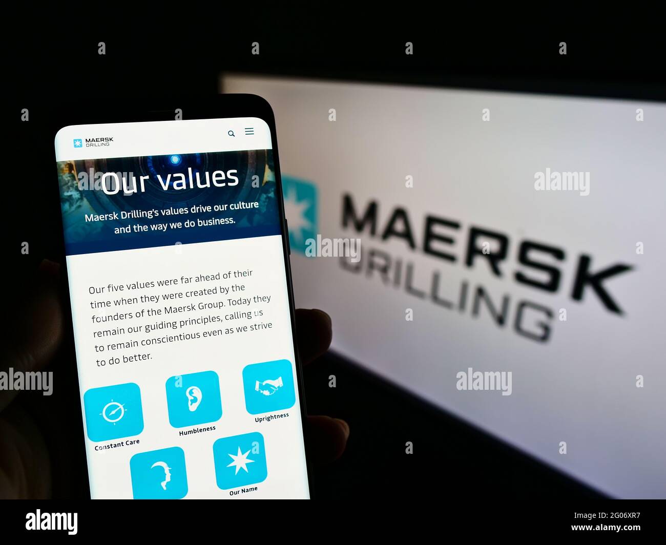 Maersk logo hi-res stock photography and images - Alamy