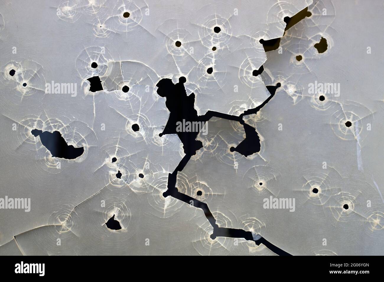 Bullet holes in plexiglas hi-res stock photography and images - Alamy