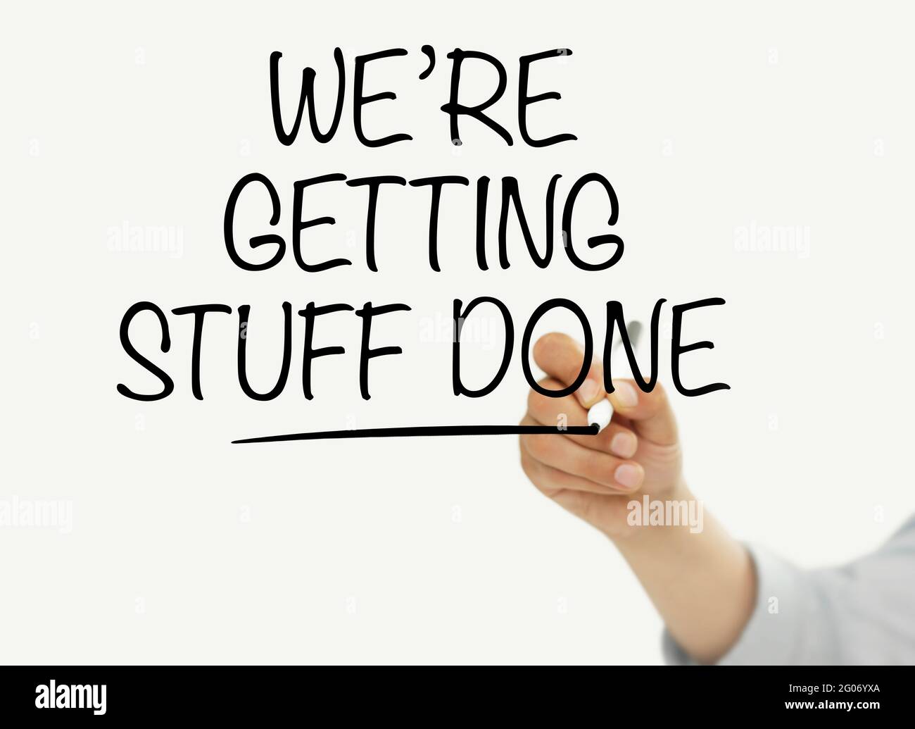 How stuff get done hi-res stock photography and images - Alamy
