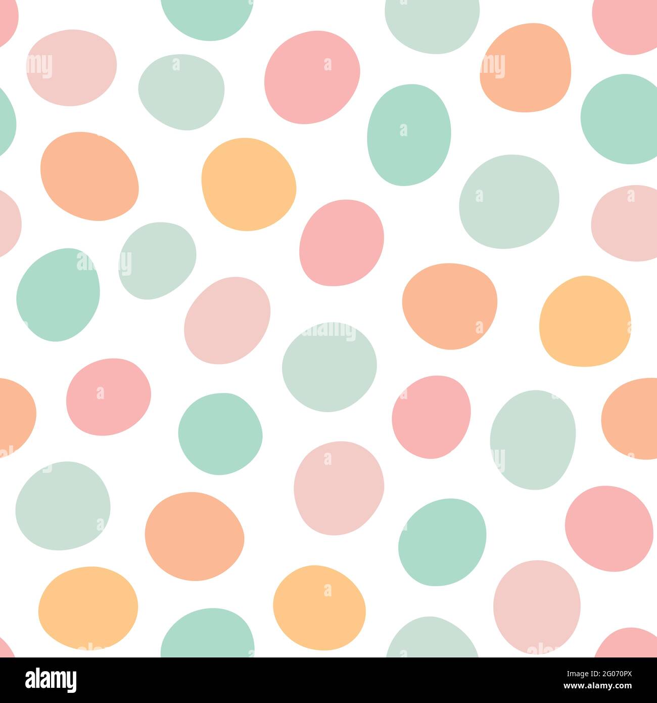 Pastel Polka Dots Wallpaper