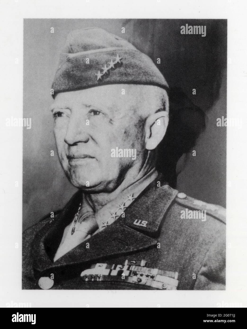 Lieutenant Général George Smith Patton J.R.Commandant en chef de la ...