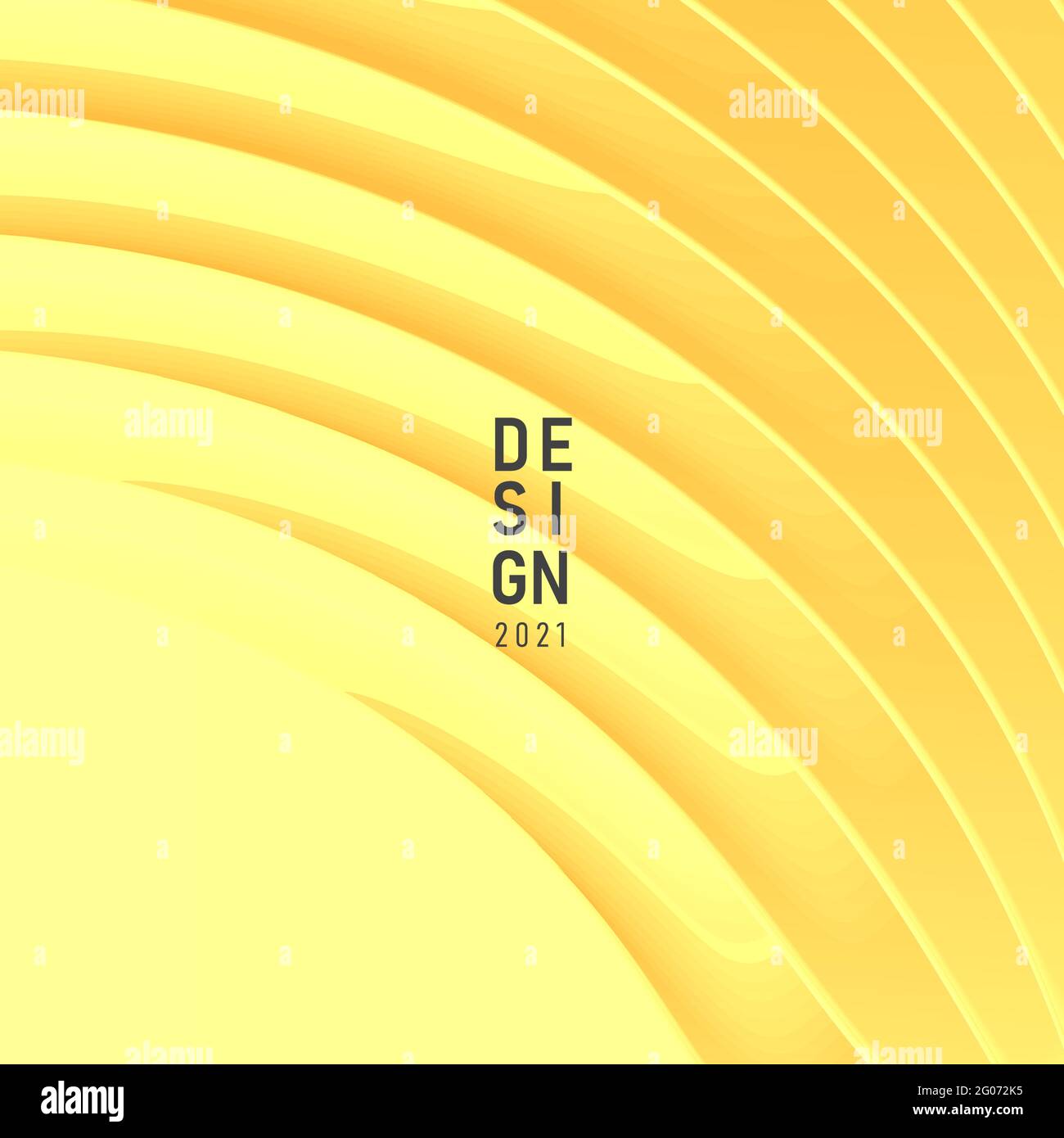 Cover banner background for fashion web promo with yellow 3d texture ...