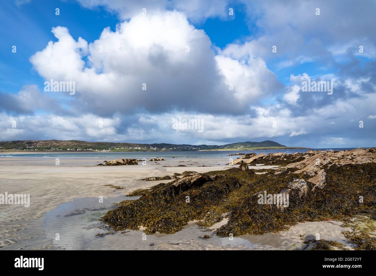 Portnoo seen from Carrickfad at Narin Strand in County Donegal Ireland ...