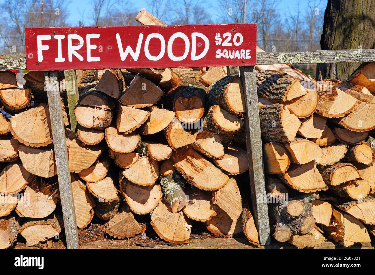 Mosaic of firewood hi-res stock photography and images - Alamy