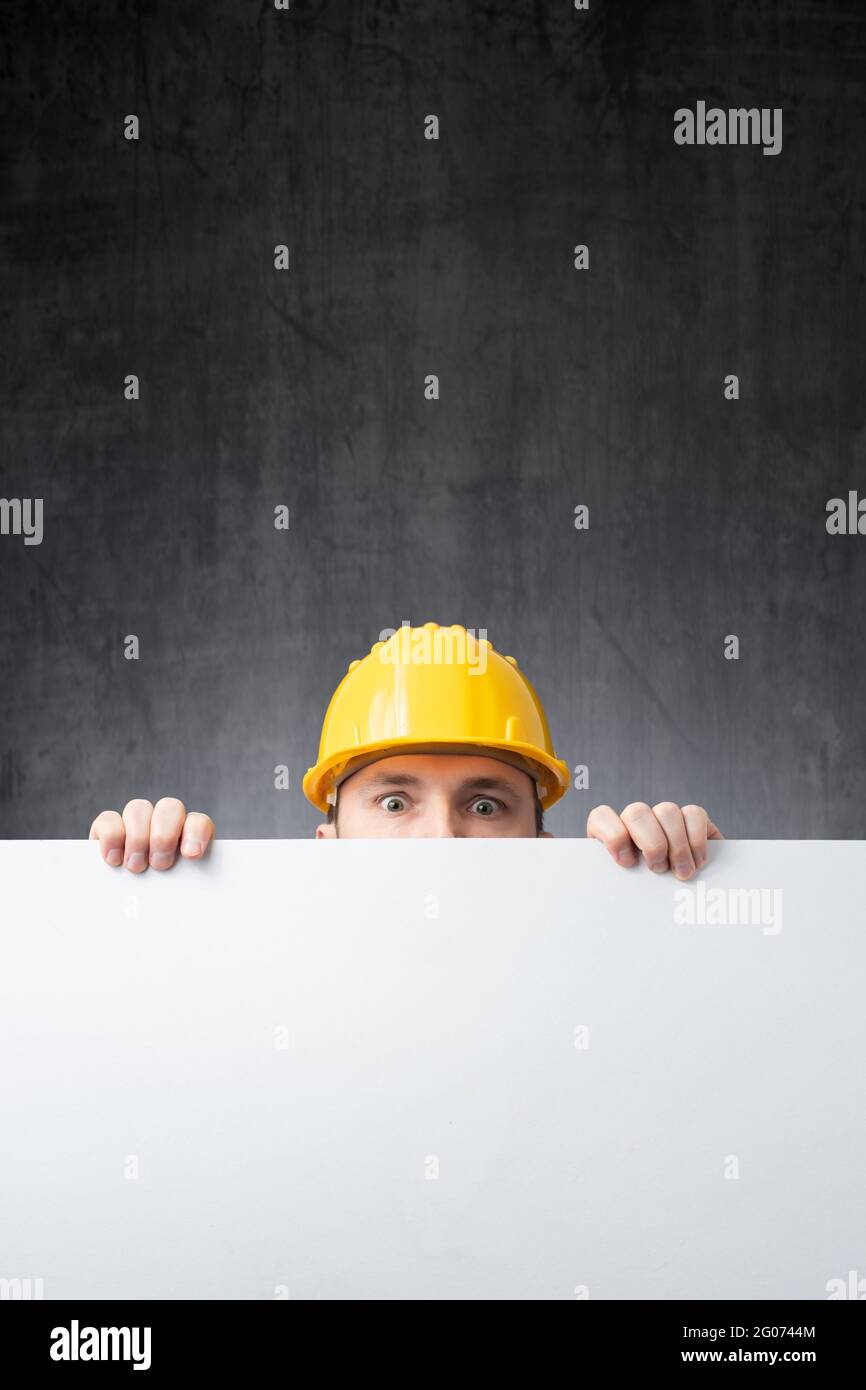 Hiding construction hi-res stock photography and images - Alamy
