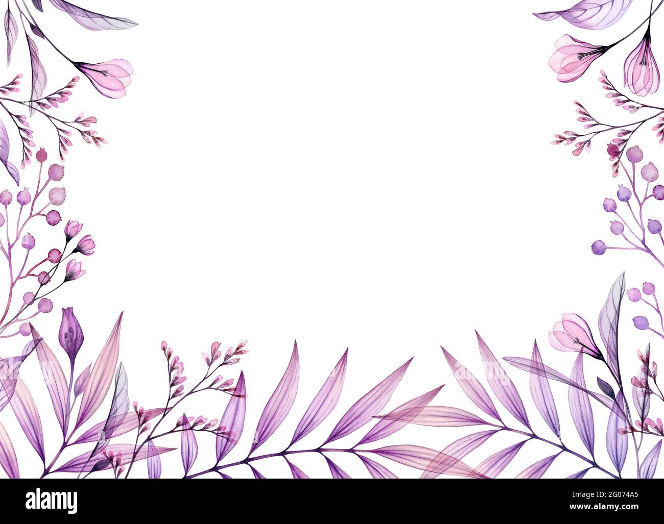 Transparent Flower Banner