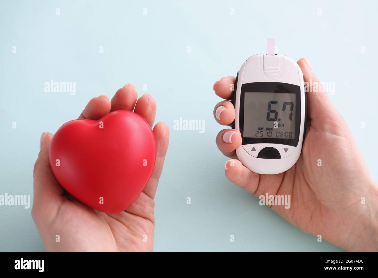 Glucose monitor arm hi-res stock photography and images - Alamy
