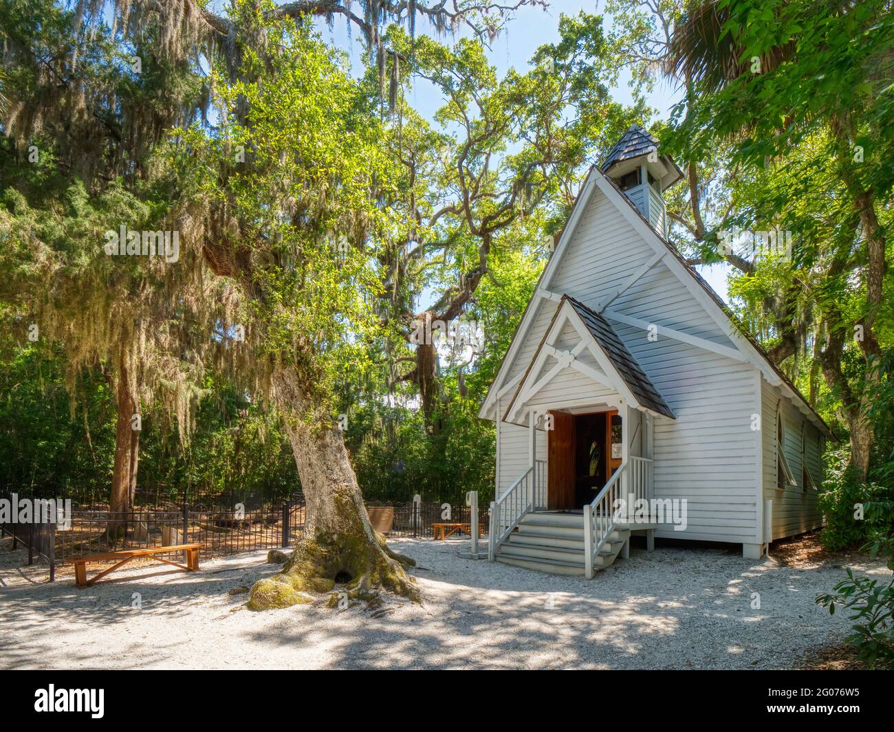 Marys Chapel at historic Spanish Point museum and environmental complex ...