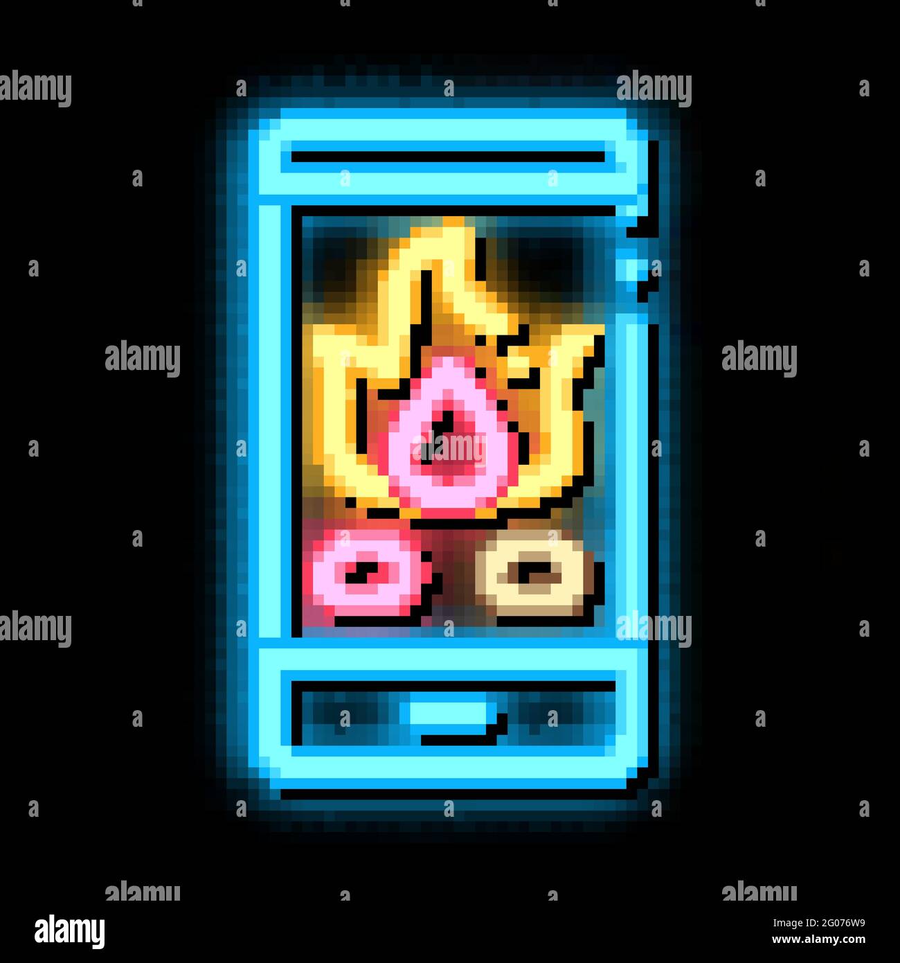 Phone Call Fire Dept neon glow icon illustration Stock Vector Image ...