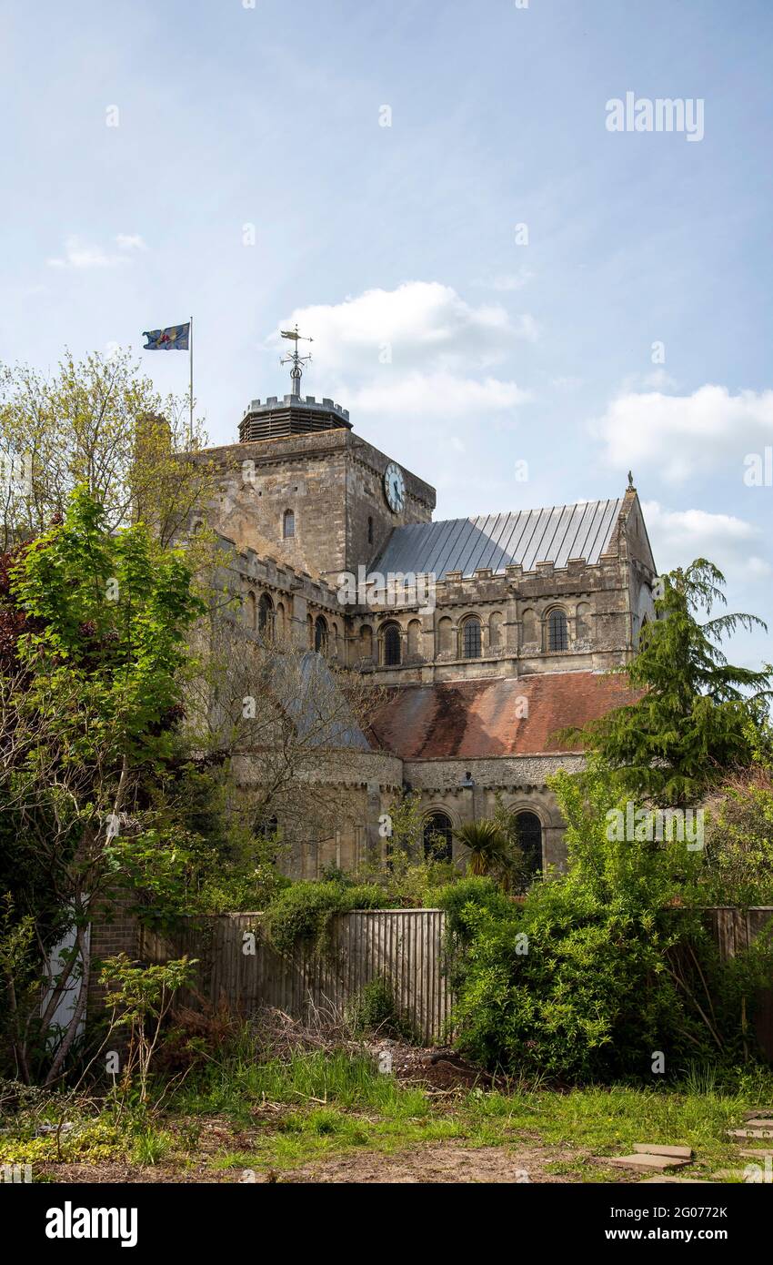 Romsey abbey hi-res stock photography and images - Alamy