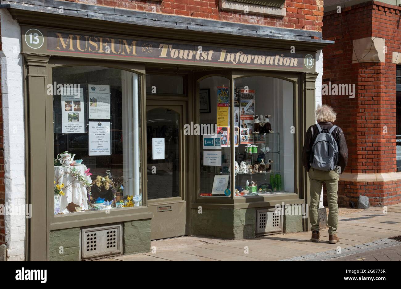 Romsey, Hampshire, England, UK. 2021. Museum and tourist information ...