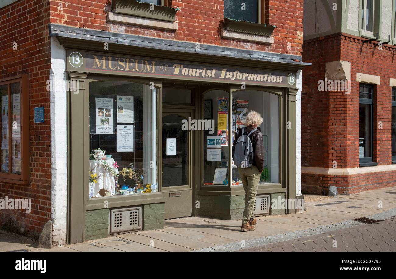Romsey, Hampshire, England, UK. 2021. Museum and tourist information ...