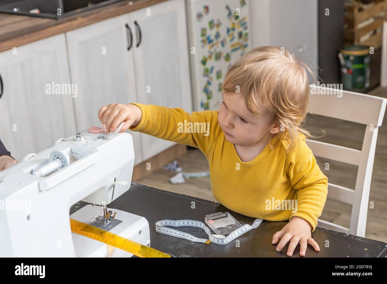 Clothes make sew boy hi-res stock photography and images - Alamy