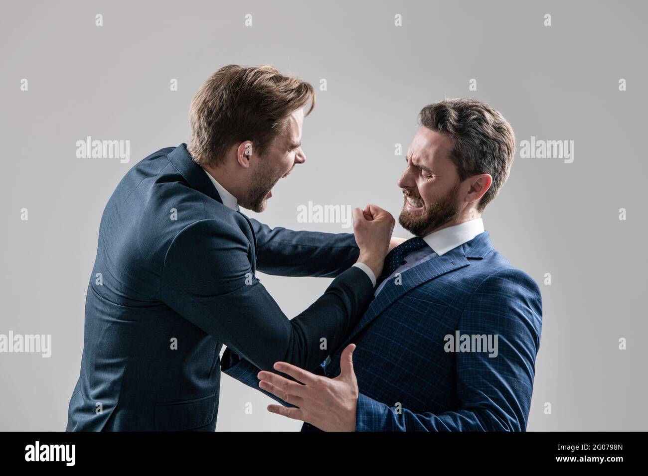 disrespect and contradiction. business partners blame each other ...