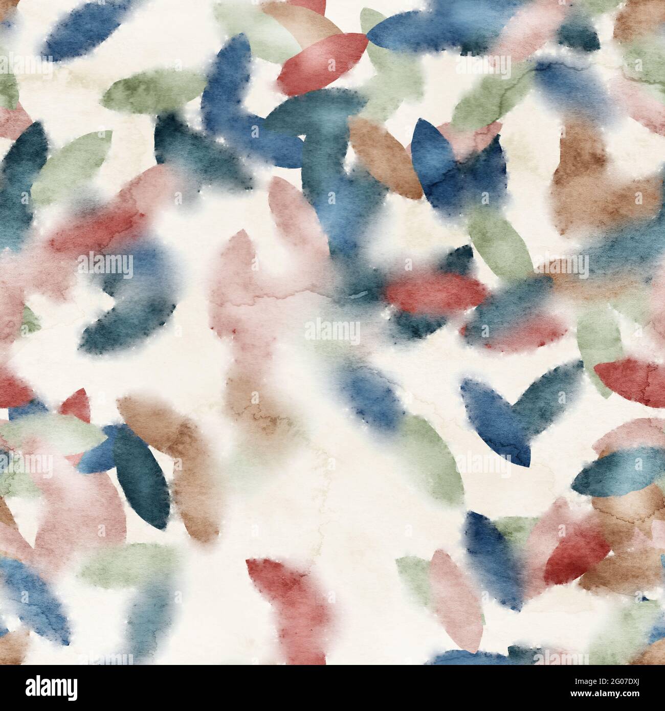 Seamless watercolor leaves trendy chic pattern for surface print Stock ...