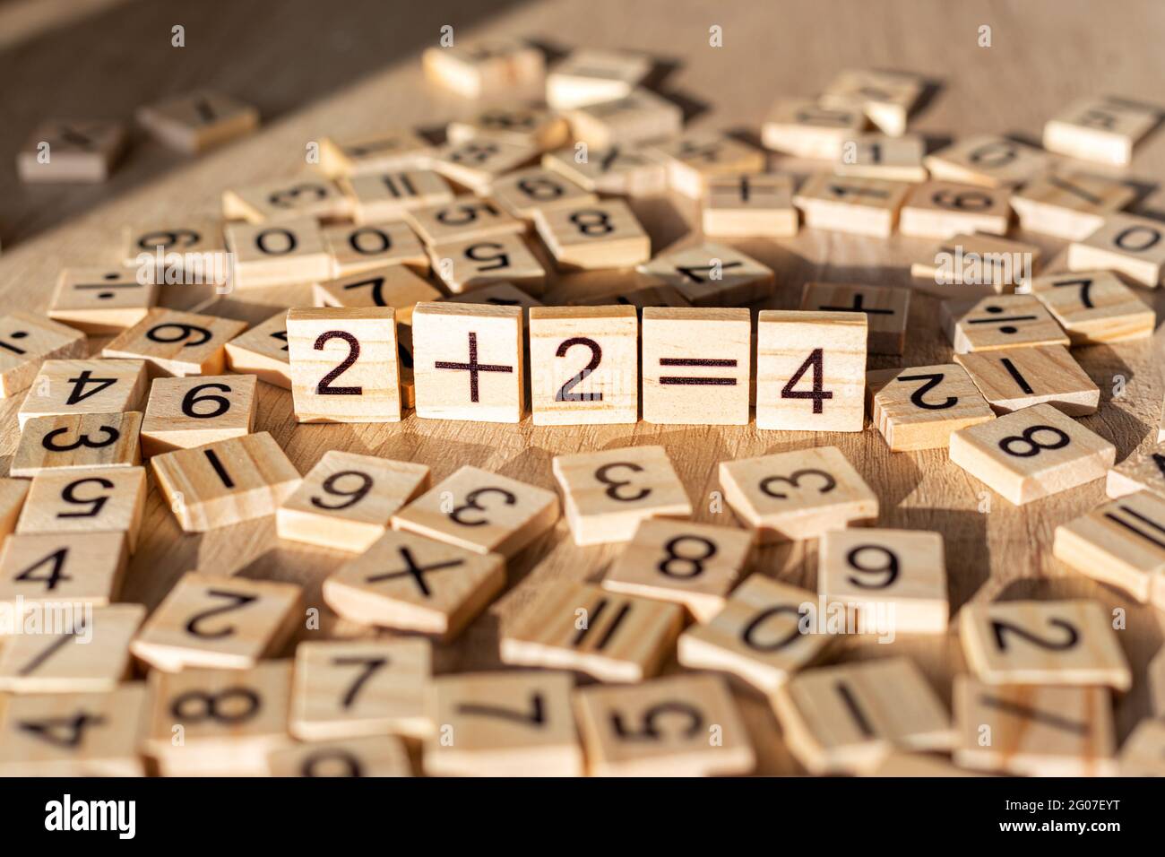 Teaching material in mathematics, Montessori method. School background ...