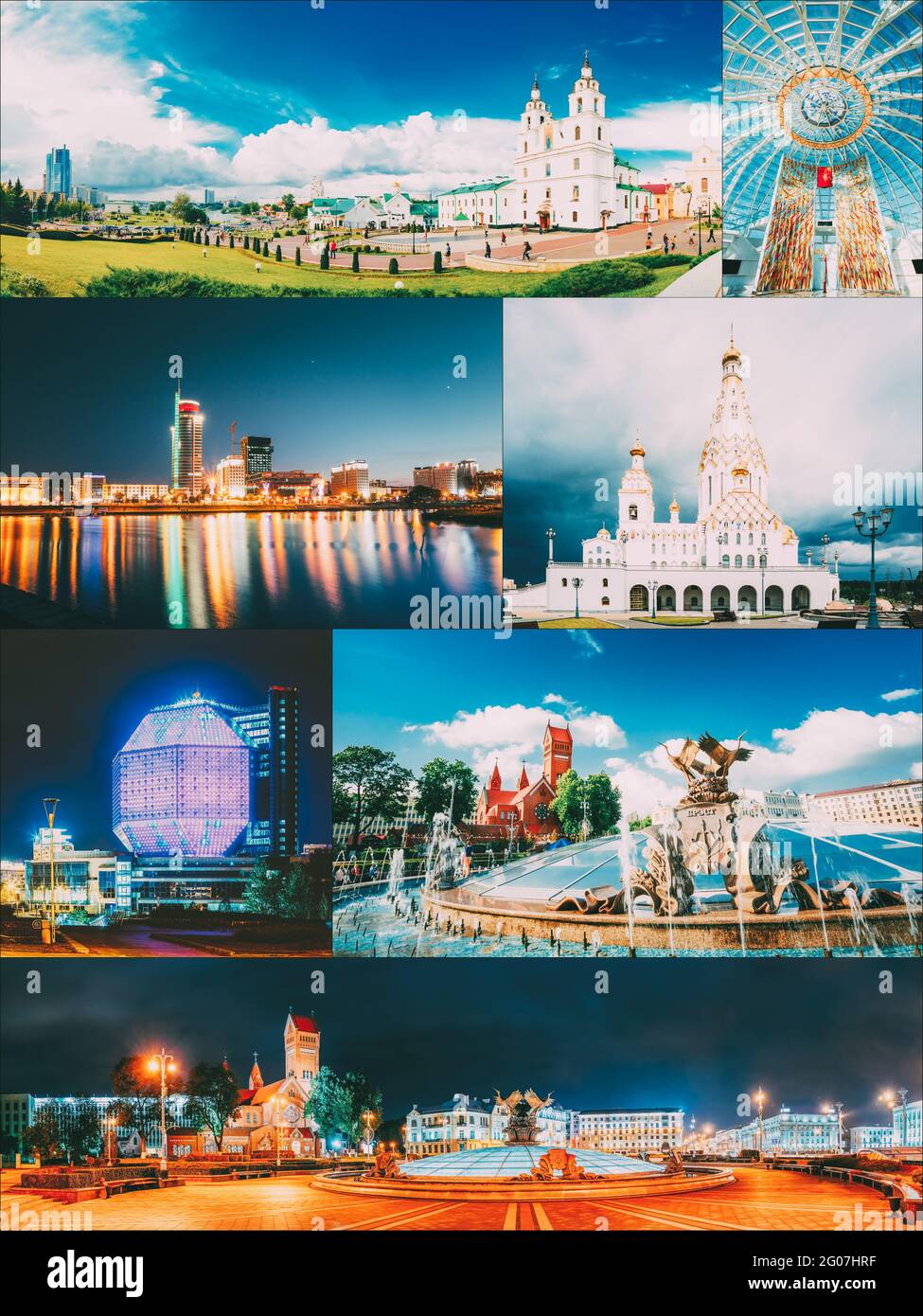 Famous european landmarks collage hi-res stock photography and images ...