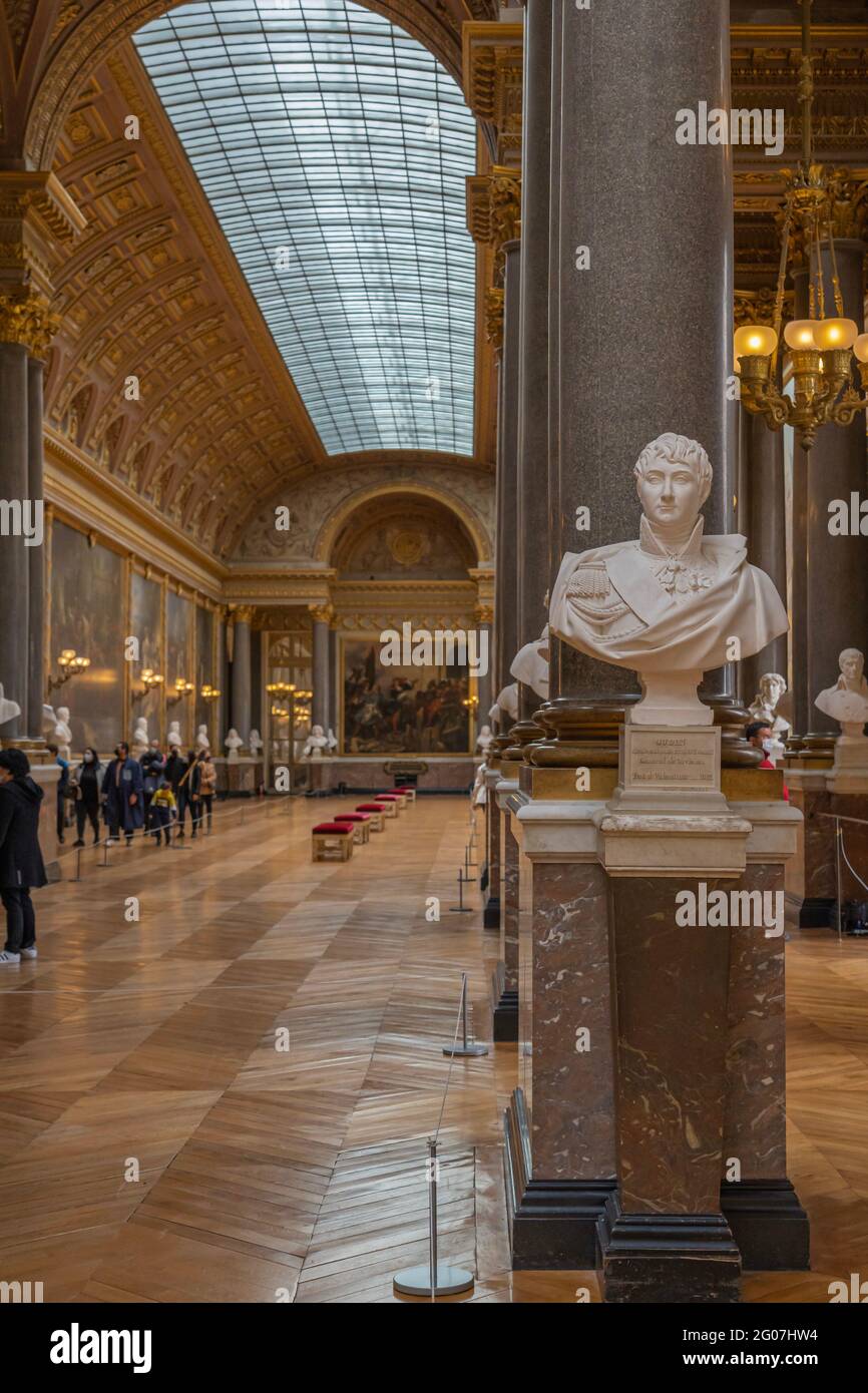 Versailles, France - 19 05 2021: Castle of Versailles. The Battles ...