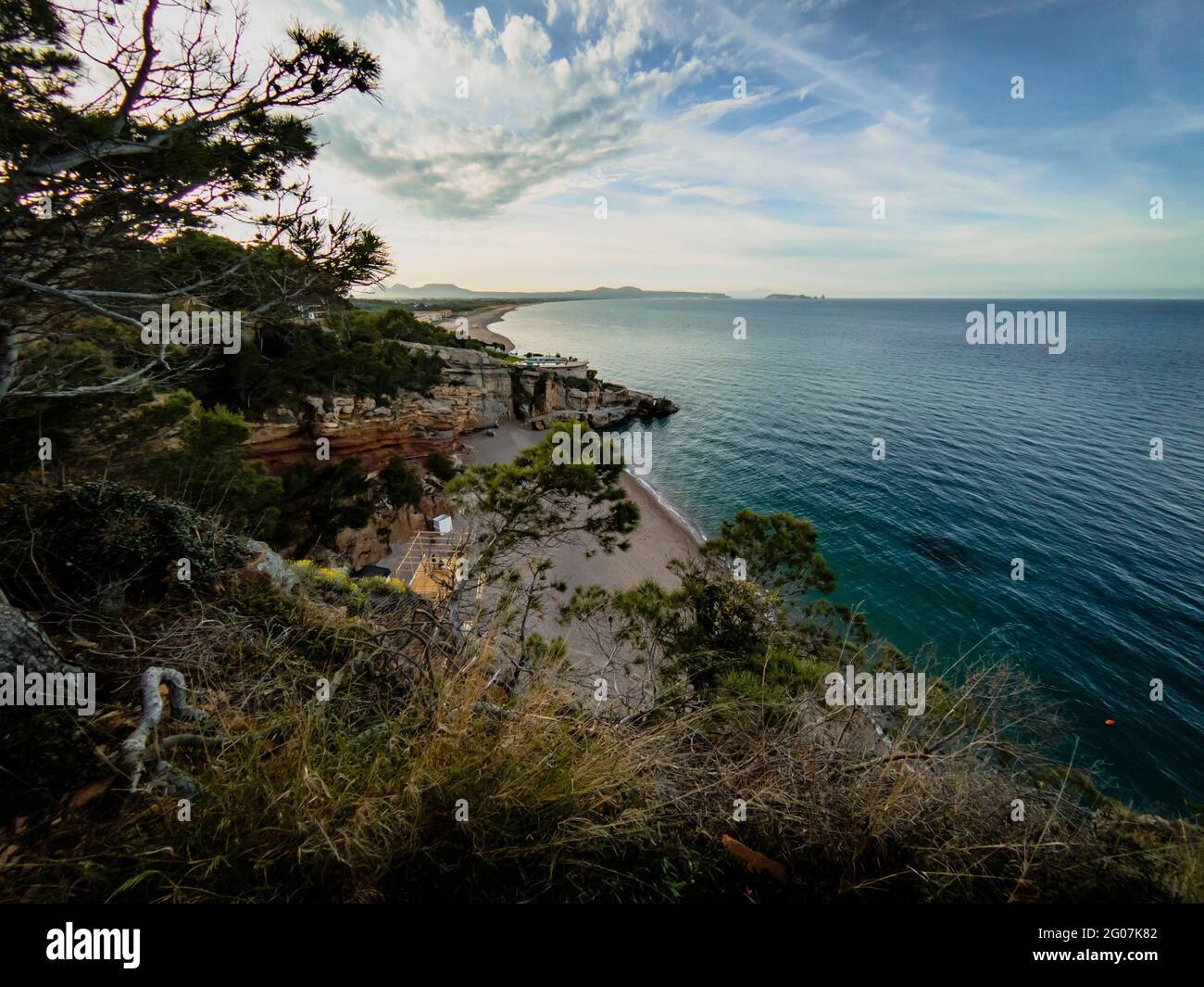 Illa Roja beach near Begur on the Spanish Costa Brava, Catalonia, Spain ...