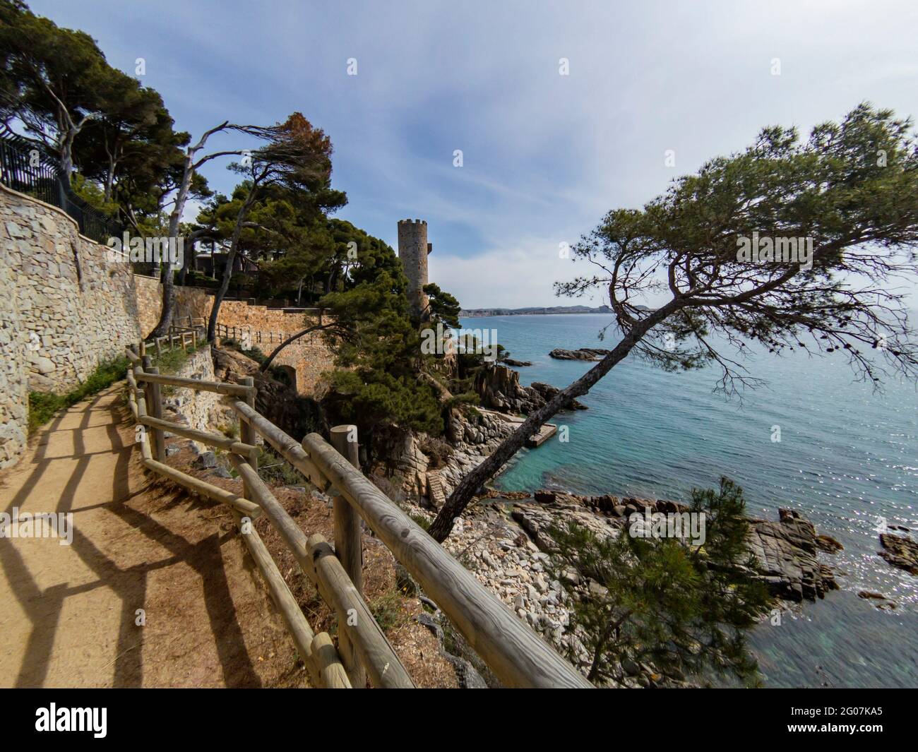 The Spanish Costa Brava coastal path, also known as the GR92 Cami de ...