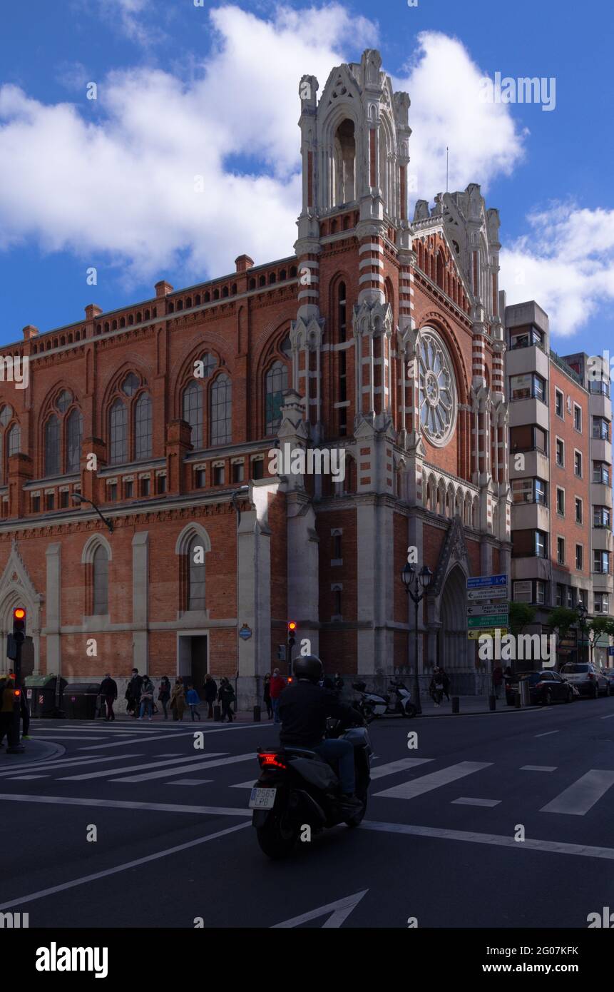 Jesuits' residence church in Bilbao, Basque Country, Spain Stock Photo ...