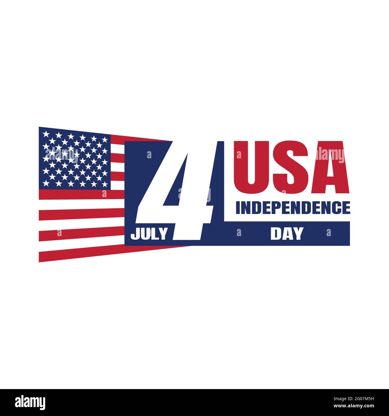 Fourth of july vector vectors Cut Out Stock Images & Pictures - Alamy