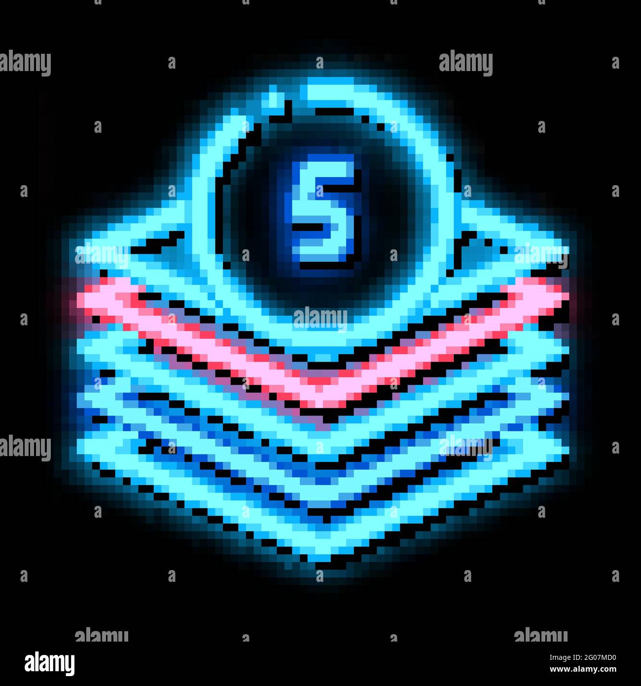 Five Layers neon glow icon illustration Stock Vector Image & Art - Alamy