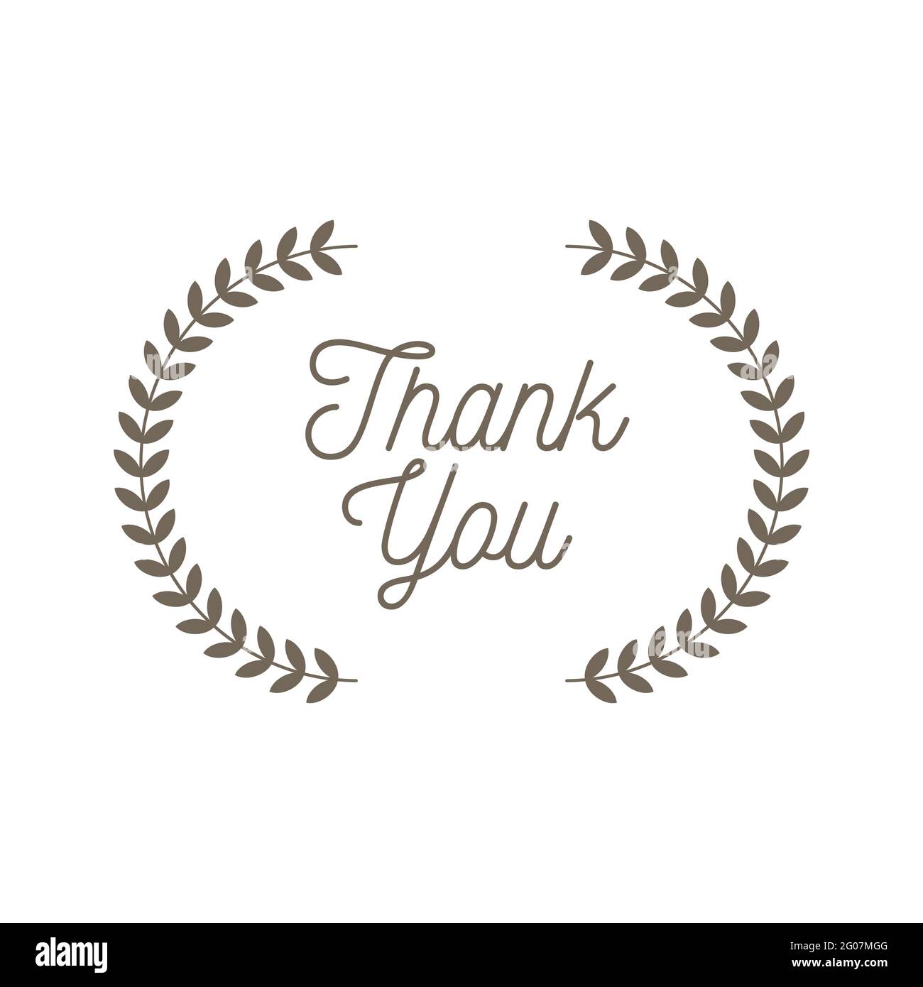 A simple thank you greeting vector image Stock Vector Image & Art - Alamy