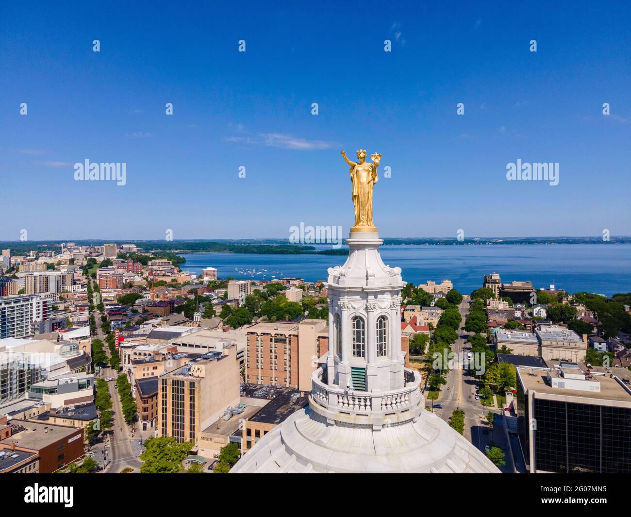 Lake badger aerial hi-res stock photography and images - Alamy