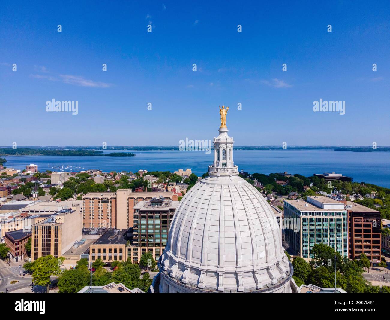 Lake badger aerial hi-res stock photography and images - Alamy