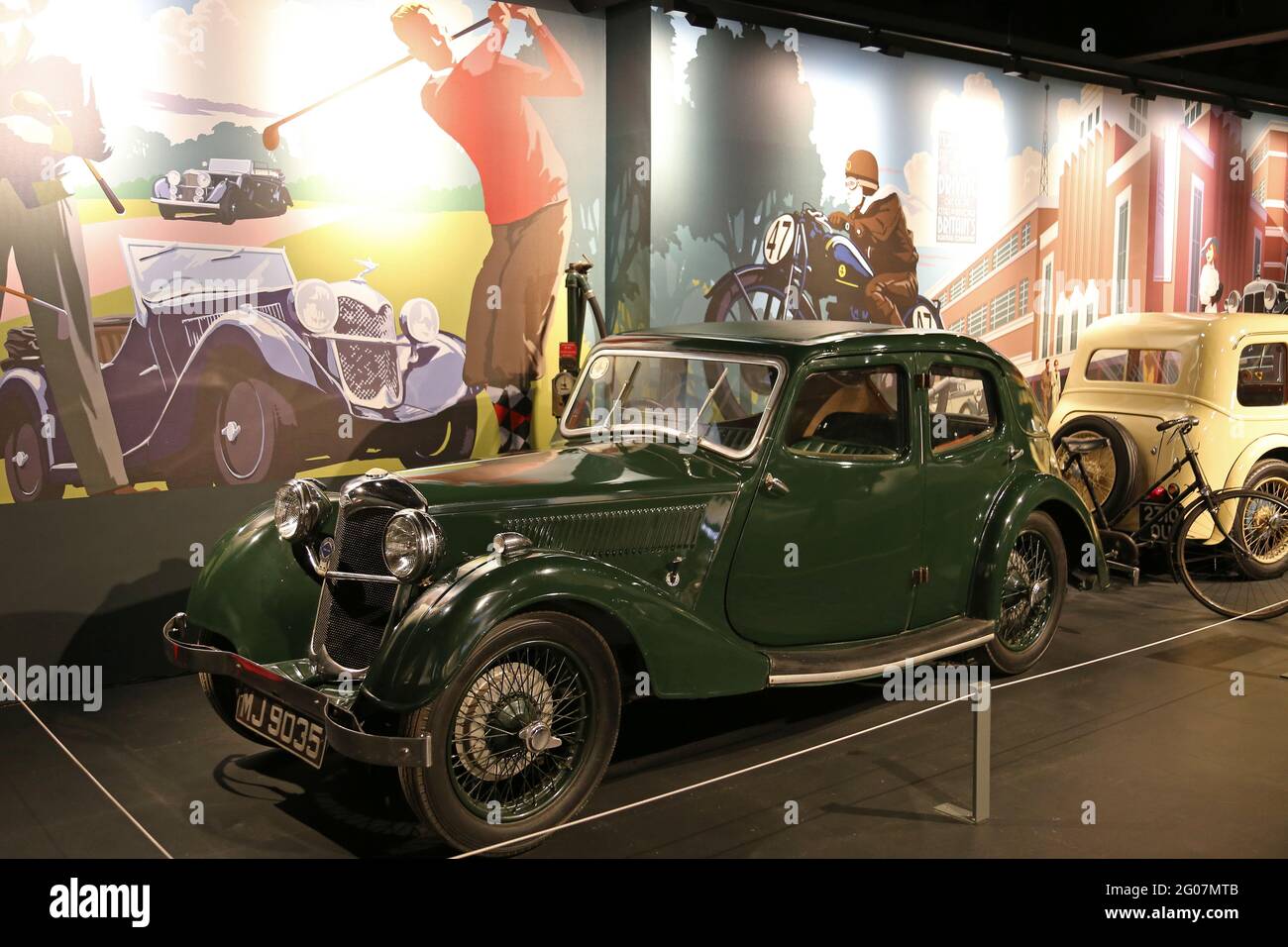 Riley 12/4 Kestrel (1935), Coventry Transport Museum, Millennium Place ...